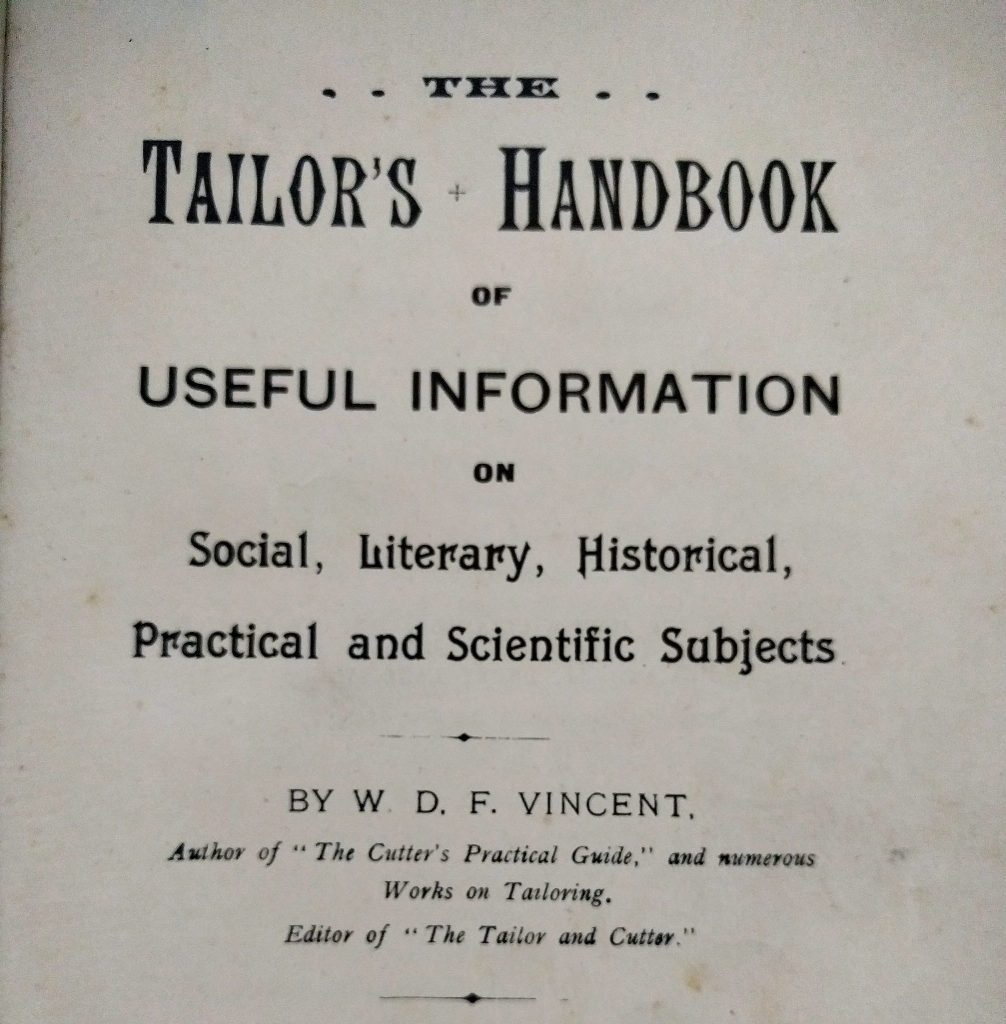 The Tailor's Handbook of Useful Information - The Vincent Conglomeration