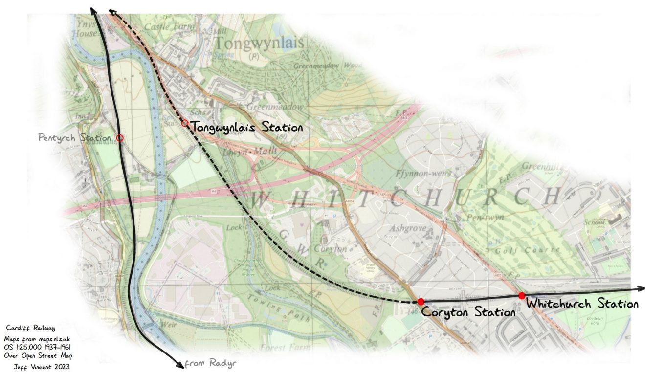 Cardiff Railway map - The Vincent Conglomeration